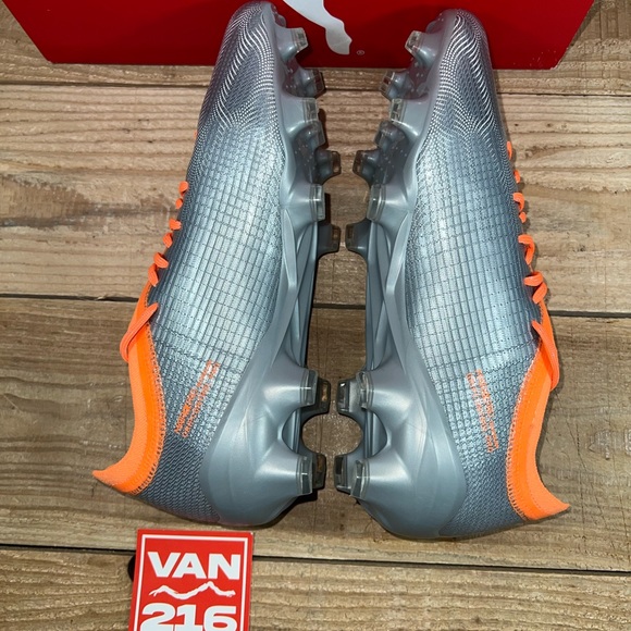 Puma | Shoes | New Puma Ultra 24 Fg Ag Diamond Silver Neon Citrus ...